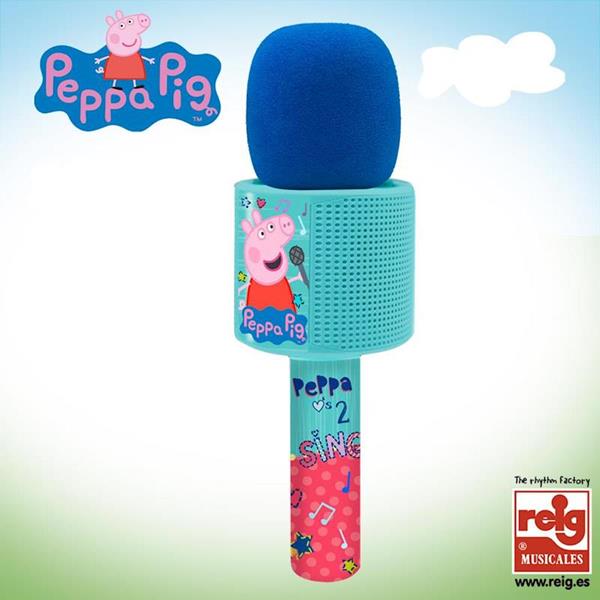 Peppa Pig Micrófono Bluetooth Con Luz