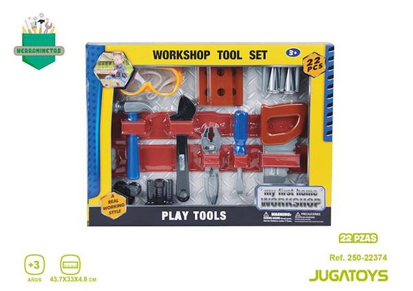 Herramientas de Juguete Caja 22 Piezas ToysManiatic