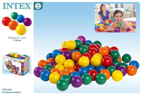Pack 100 Bolas Colores ☆ Envíos en 24/48H