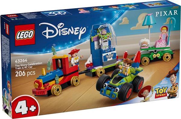 Tren Toy Story y Coche RC Lego Disney